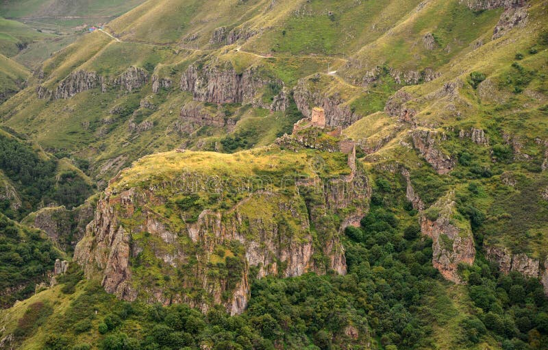 Historical Devil S Castle - Ardahan Stock Image - Image of terrain ...
