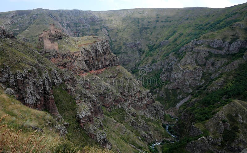 Historical Devil S Castle - Ardahan Stock Photo - Image of adventure ...