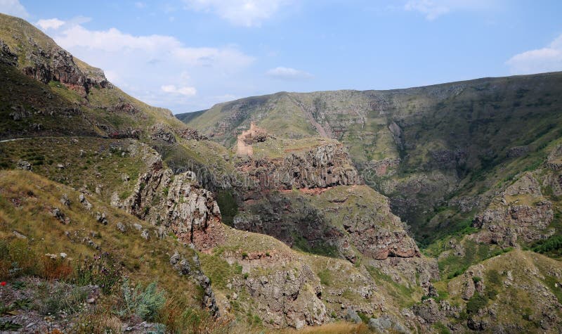 Historical Devil S Castle - Ardahan Stock Photo - Image of wadi, ridge ...