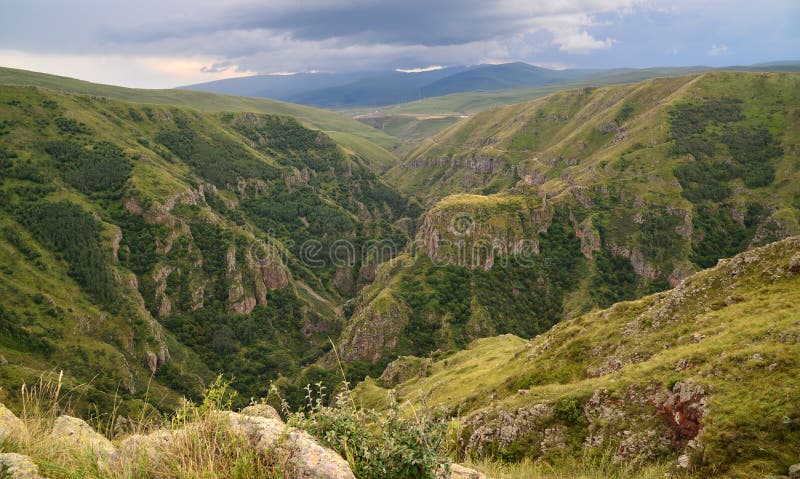 Historical Devil S Castle - Ardahan Stock Photo - Image of fell, valley ...