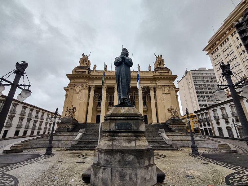 Historical Downtown in Rio De Janeiro Editorial Stock Image - Image of ...