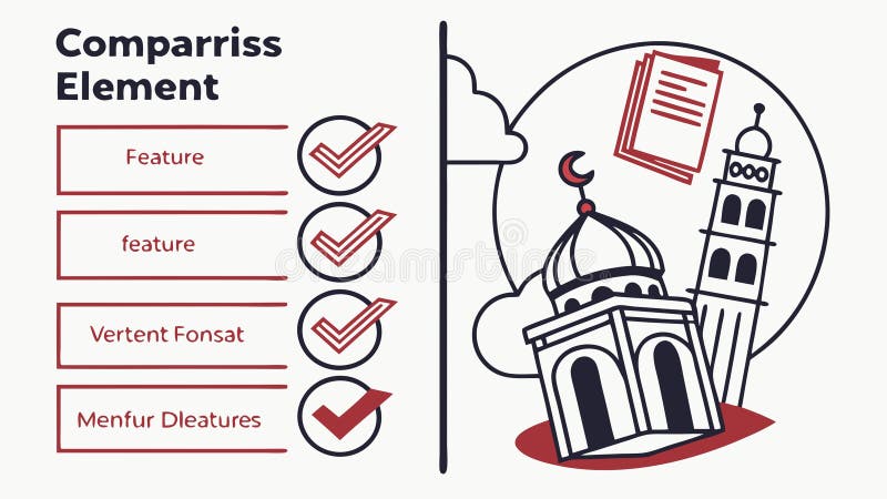 Historical Element and Comparison Analysis Icon, Vector Design ...