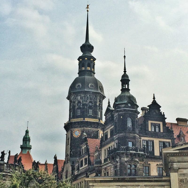 Historical Front of Buildings Stock Image - Image of crown, angels ...