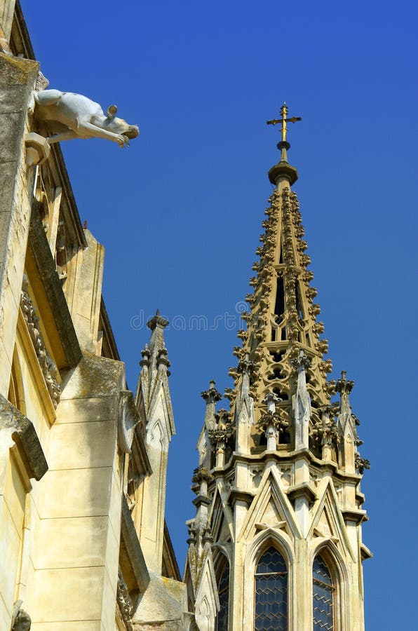 Historical Gothic Architecture Background Stock Photo - Image of ...