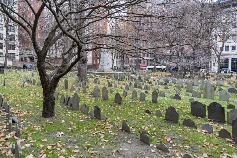 Graveyard in Boston editorial photo. Image of green, branch - 99834651