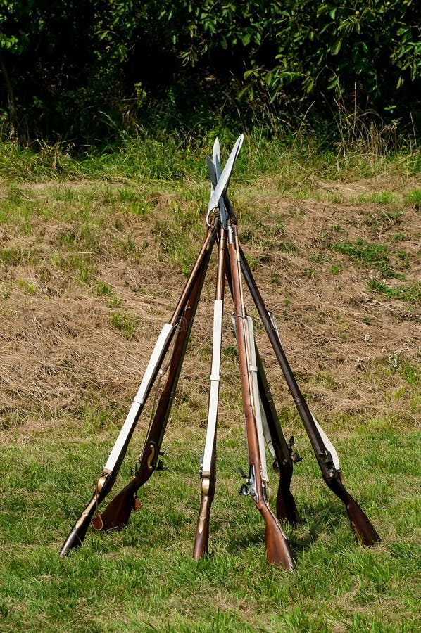Historical guns stock image. Image of brown, guns, military - 35392029