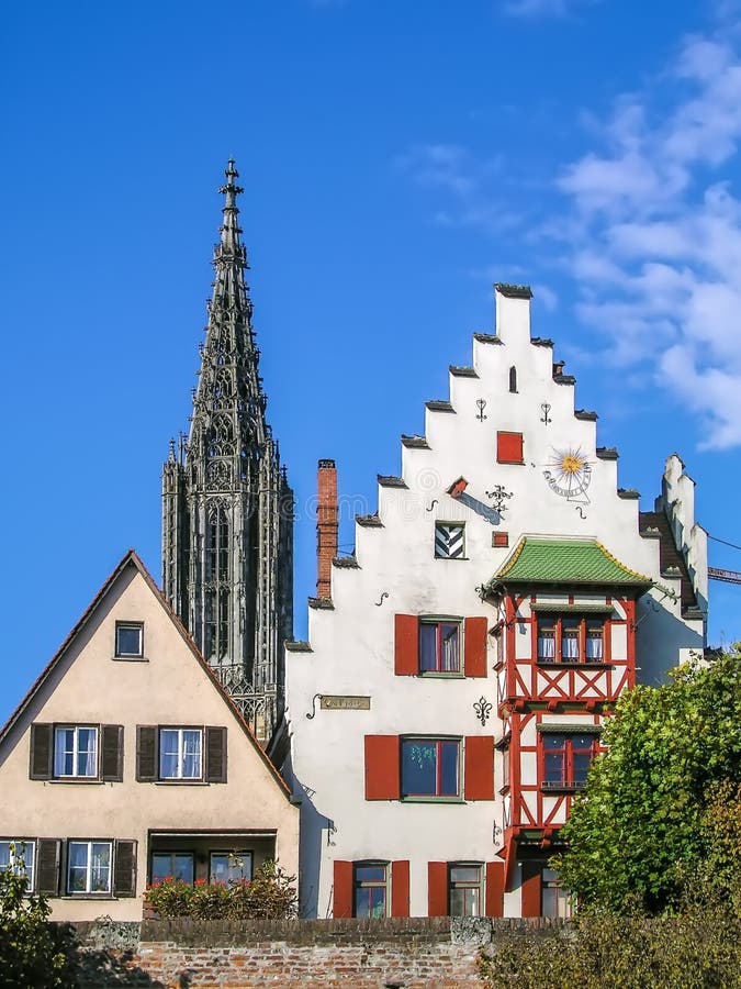 Historical Houses in Ulm, Germany Stock Photo - Image of europe ...