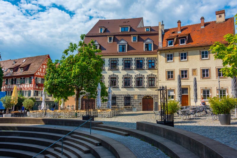 Historical Houses in German Town Ulm Editorial Stock Image - Image of ...