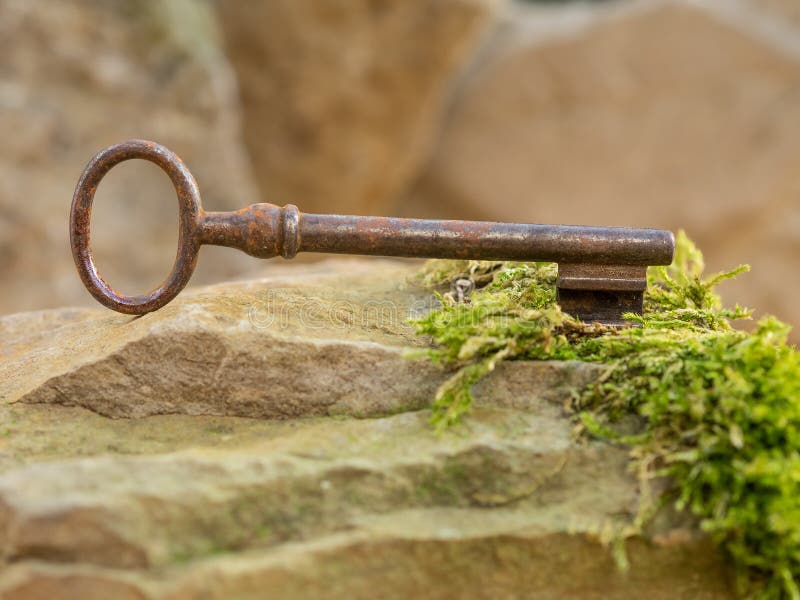 Historical key stock photo. Image of stone, manor, nostalgic - 77049016