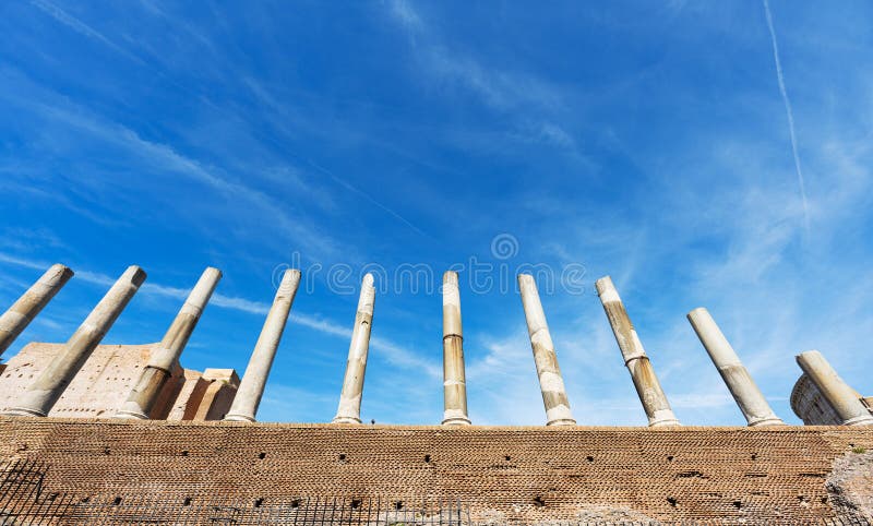 Historical Landmarks of Rome Stock Photo - Image of european, building ...