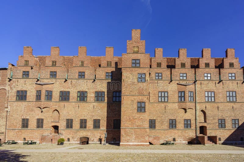 The Historical Malmo Castle Stock Image - Image of reflection, malmo ...