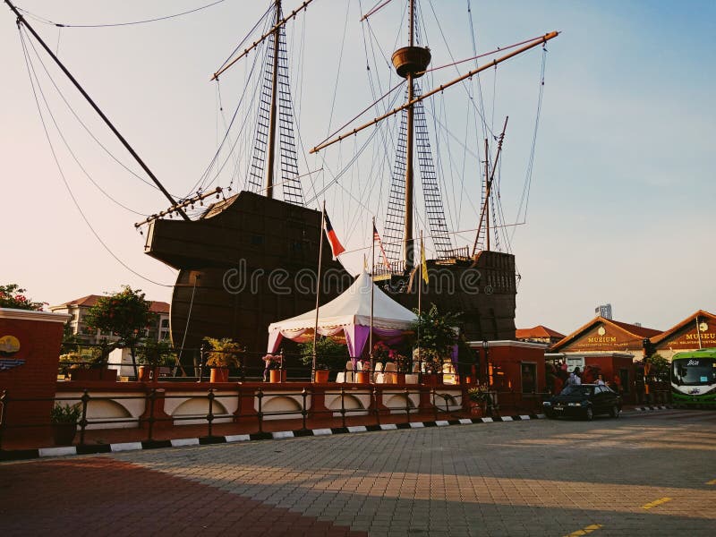 Kapal melaka editorial stock photo. Image of ship, kapal - 124181773