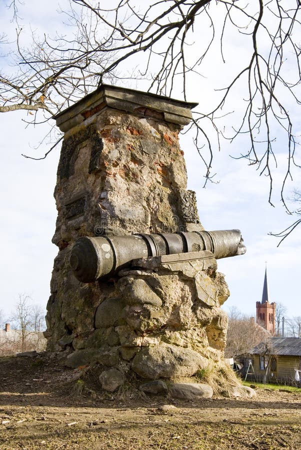 Historical the Middle Age Cannon Stock Photo - Image of travel ...