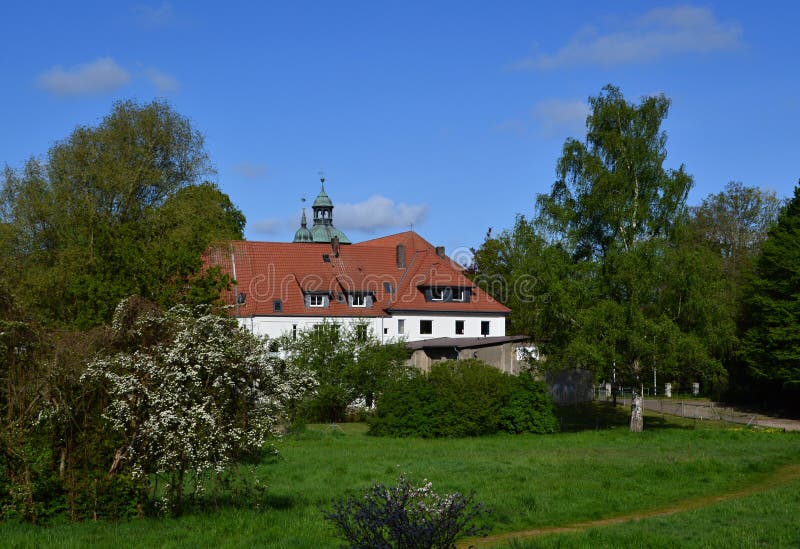Historical Monastery in Spring in the Old Town of Walsrode, Lower ...