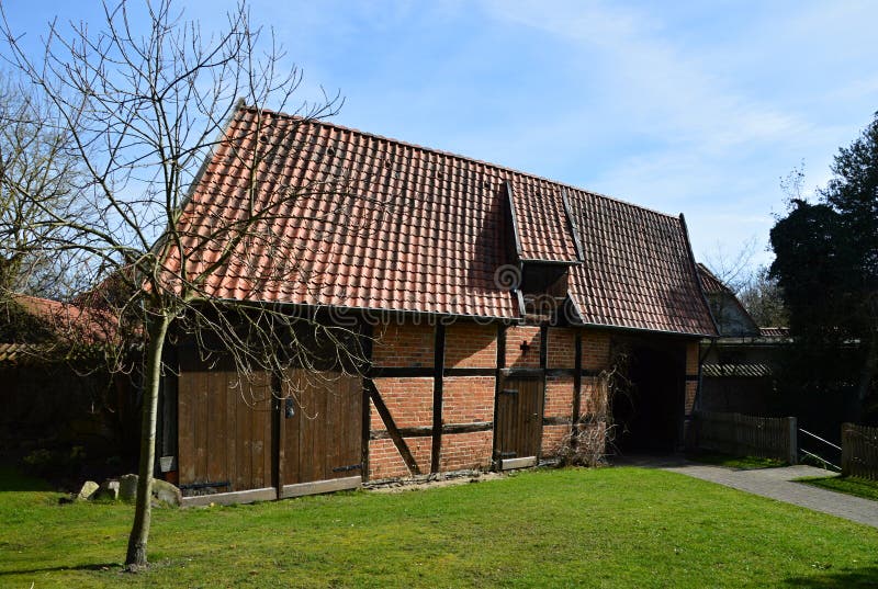 Historical Monastery in Spring in the Old Town of Walsrode, Lower ...