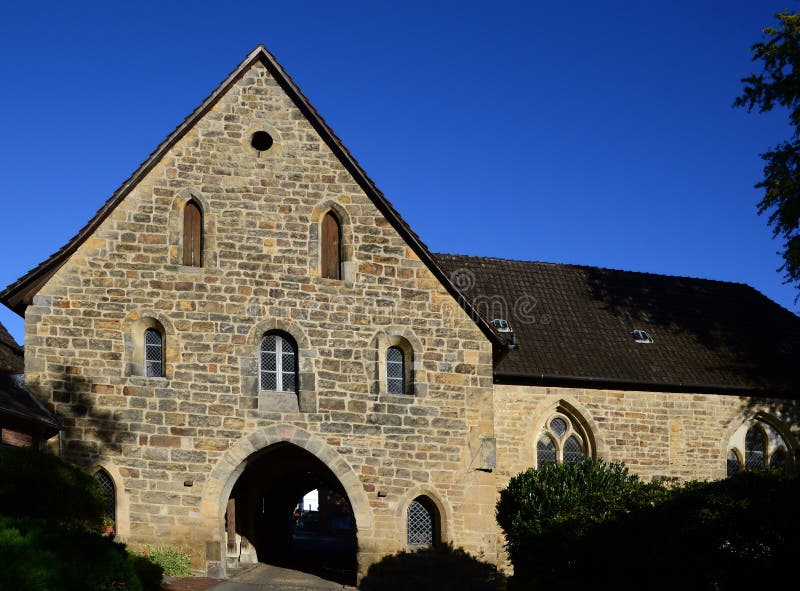 Historical Monastery in the Town Loccum, Lower Saxony Stock Image ...