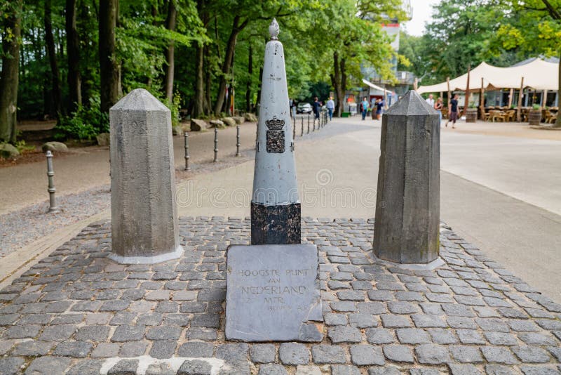 A Historical Monument Marking the Highest Point of the Netherlands ...