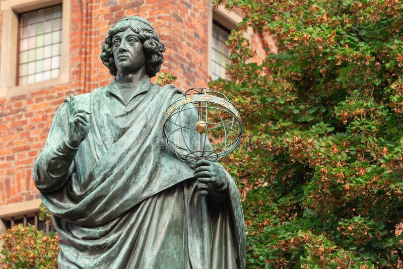 Historic Monument of Nicolaus Copernicus in Torun in Poland Stock Image ...
