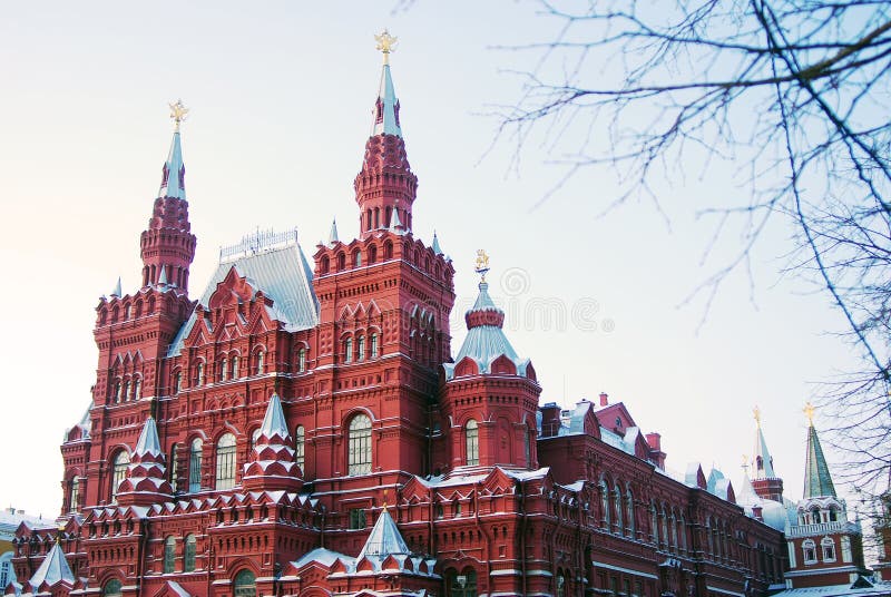 Historical Museum, Red Square, Moscow, Russia Stock Photo - Image of ...