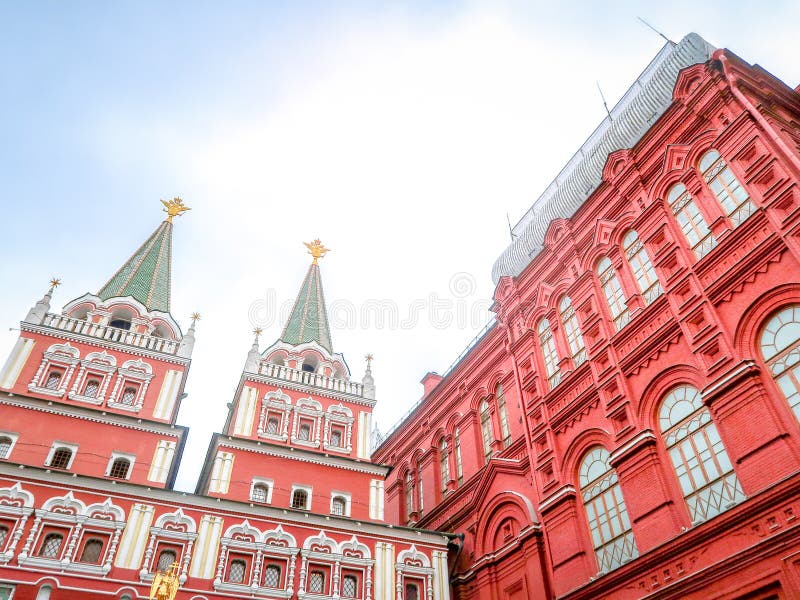Historical Museum, Red Square, Moscow, Russia Stock Photo - Image of ...