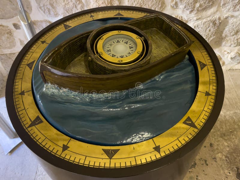 Historical Navigation Device Used in Maritime Stock Image - Image of ...