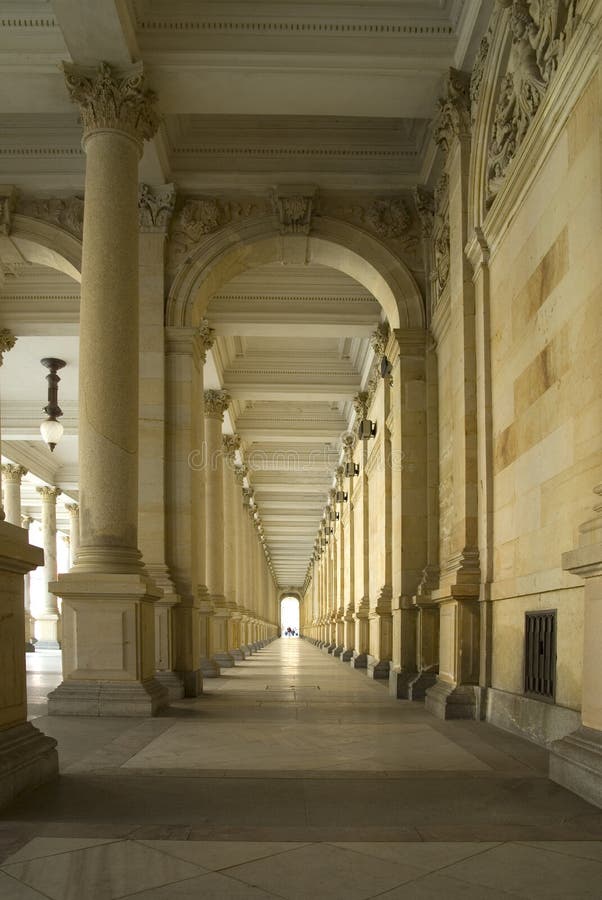 Historical passageway. stock image. Image of numerals - 2400611