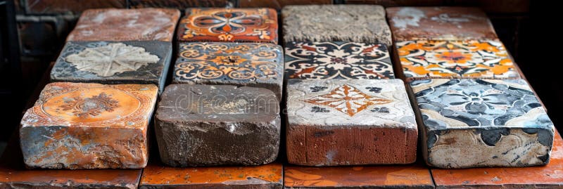 Historical Patterns with Training Posters Hight Resolution Stock Photo ...