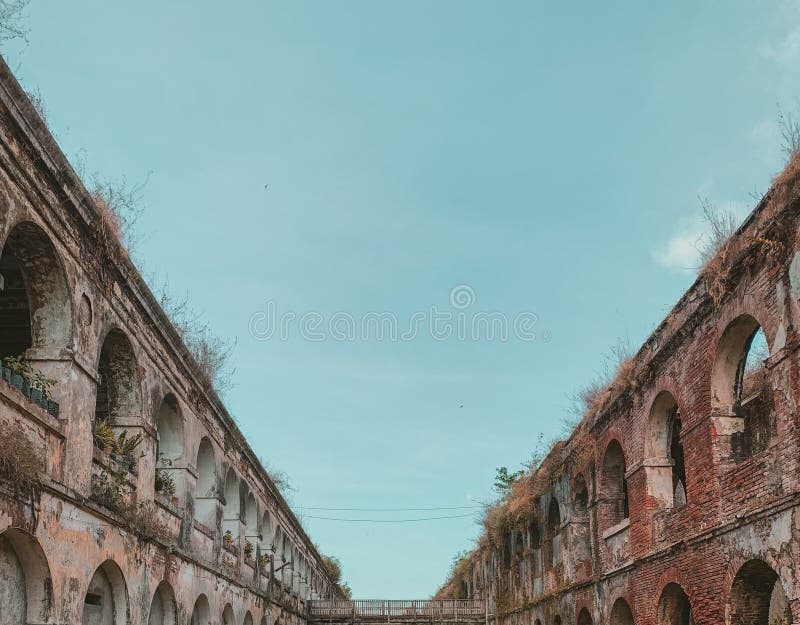 Historical Prison wall stock photo. Image of temple - 229292160