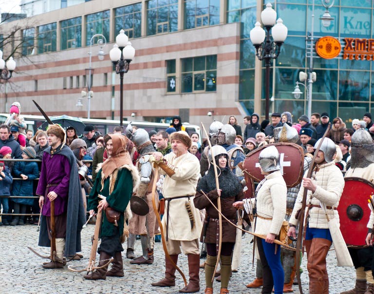 Historical reconstruction editorial photo. Image of military - 24763701