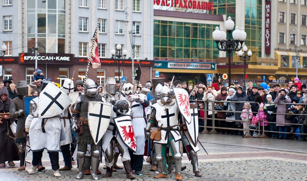 Historical reconstruction editorial photography. Image of weapon - 24763702