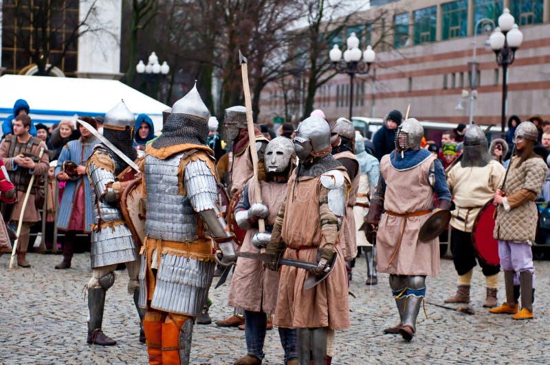 Historical reconstruction editorial photography. Image of soldier ...