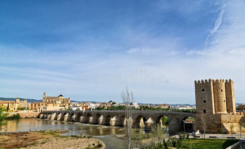 Historical Roman Bridge of Cordoba, Spain. 2015. Editorial Image ...