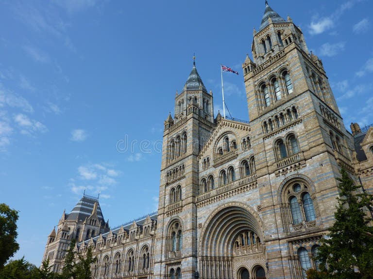 Historical Romanesque Revival Building Stock Photo - Image of front ...