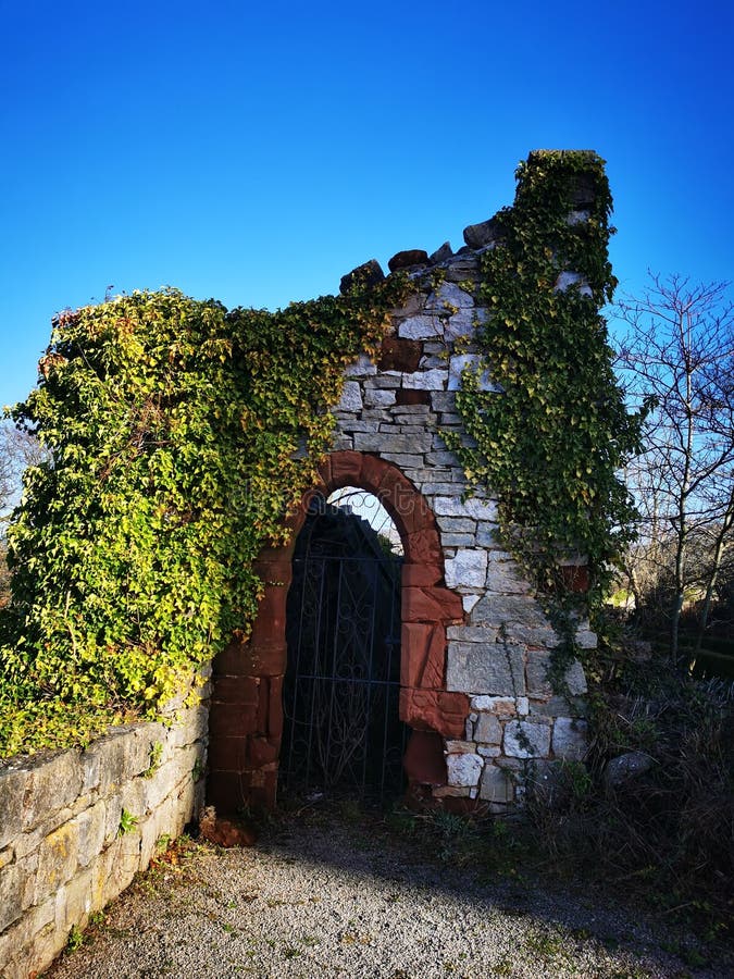 Historical Ruthin Castle stock photo. Image of wales - 305555106
