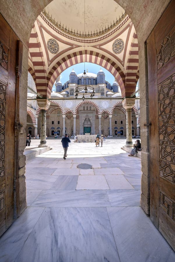 The Historical Selimiye Cami by Architect Sinan Editorial Stock Photo ...