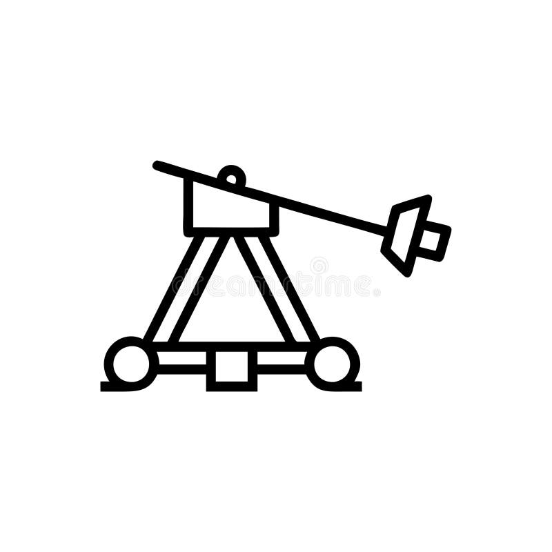 Historical Siege Tower for Warfare Stock Vector - Illustration of ...