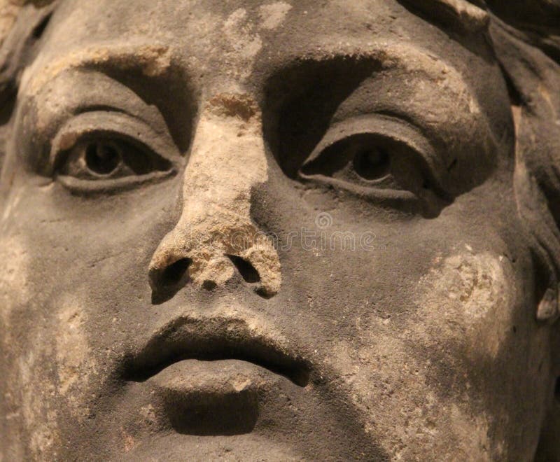 Historical Statue Face Detail Stock Photo - Image of architecture ...