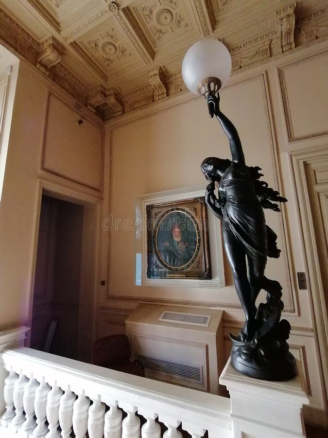 Historical statue stock photo. Image of museum, mansion - 163358776