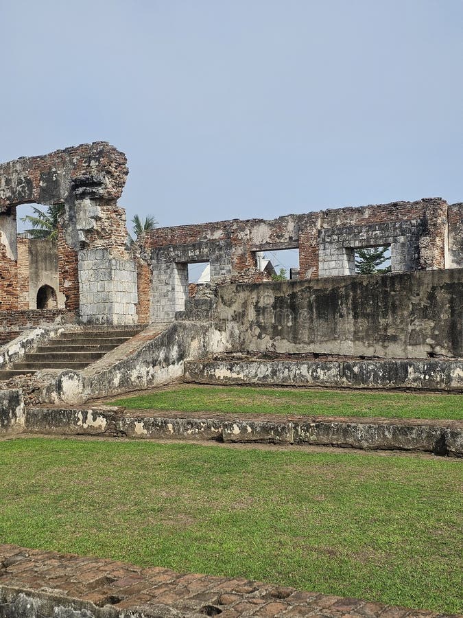 Historical stone stock image. Image of banten, west - 311764865