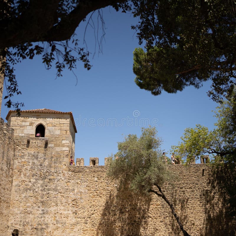 Historical Stone Tower in Portugal Editorial Photo - Image of history ...