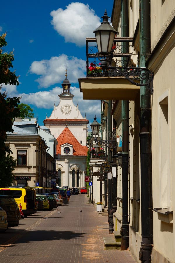 Historical Streets Zamosc. Poland Editorial Photo - Image of ...