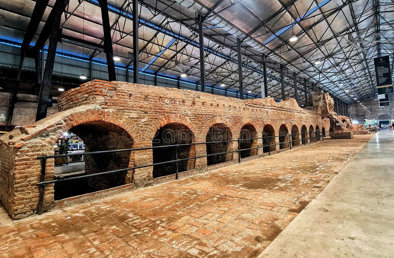 Historical Sugar Factory Building Turned into a Rest Area Stock Photo ...