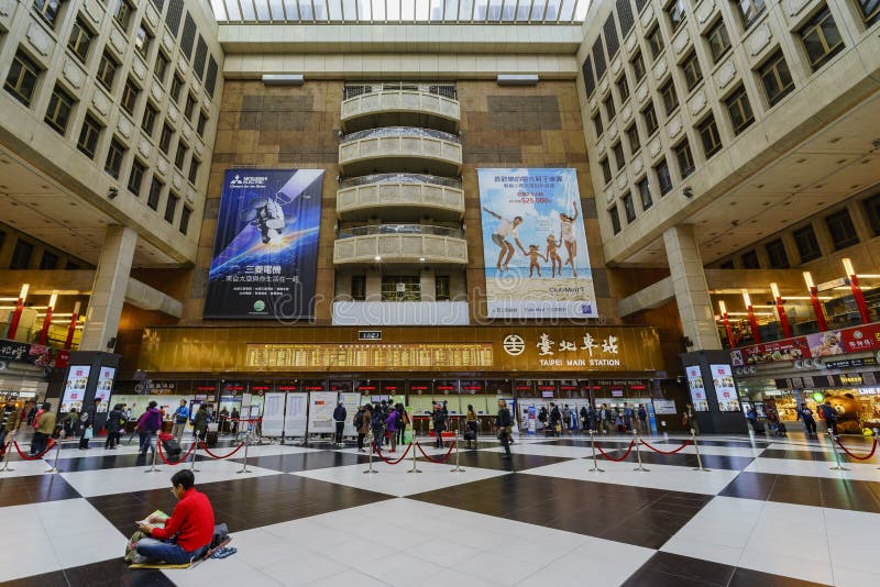 The Historical Taipei Main Station Editorial Photo - Image of editoral ...