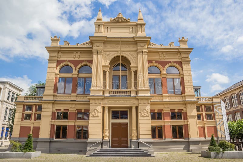 Historical Theater Building in the Center of Groningen Stock Image ...
