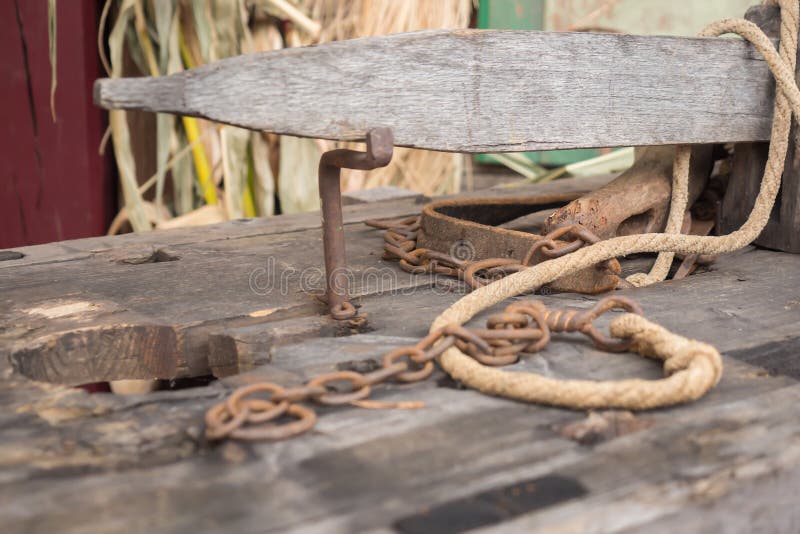 Historical Tool Issued As a Decoration Stock Image - Image of issued ...