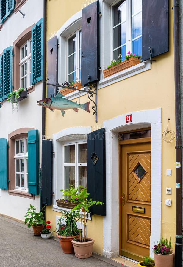Historical town of Liestal editorial stock photo. Image of street ...