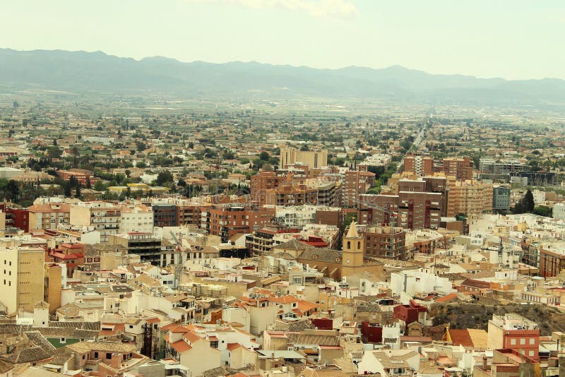 Old Town Of Lorca At Dusk. Murcia, Spain Stock Image - Image of dusk ...