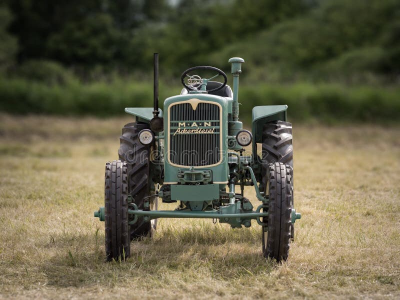 Historical Tractor MAN Ackerdiesel Editorial Photography - Image of ...