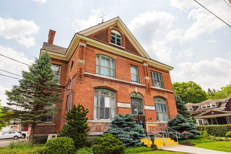 Historical USPS Building in Newark Valley Stock Photo - Image of ...