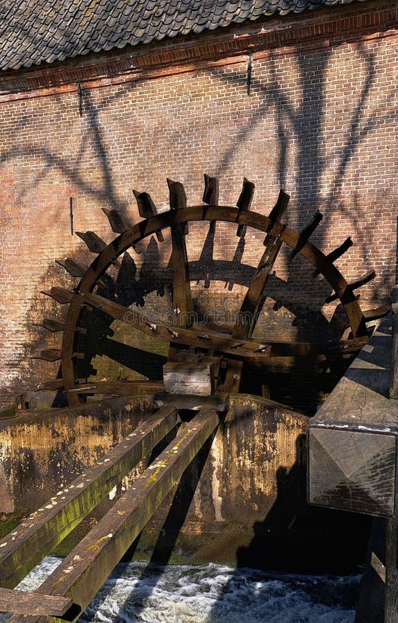 A Historical View To a Water Wheel Stock Photo - Image of historical ...